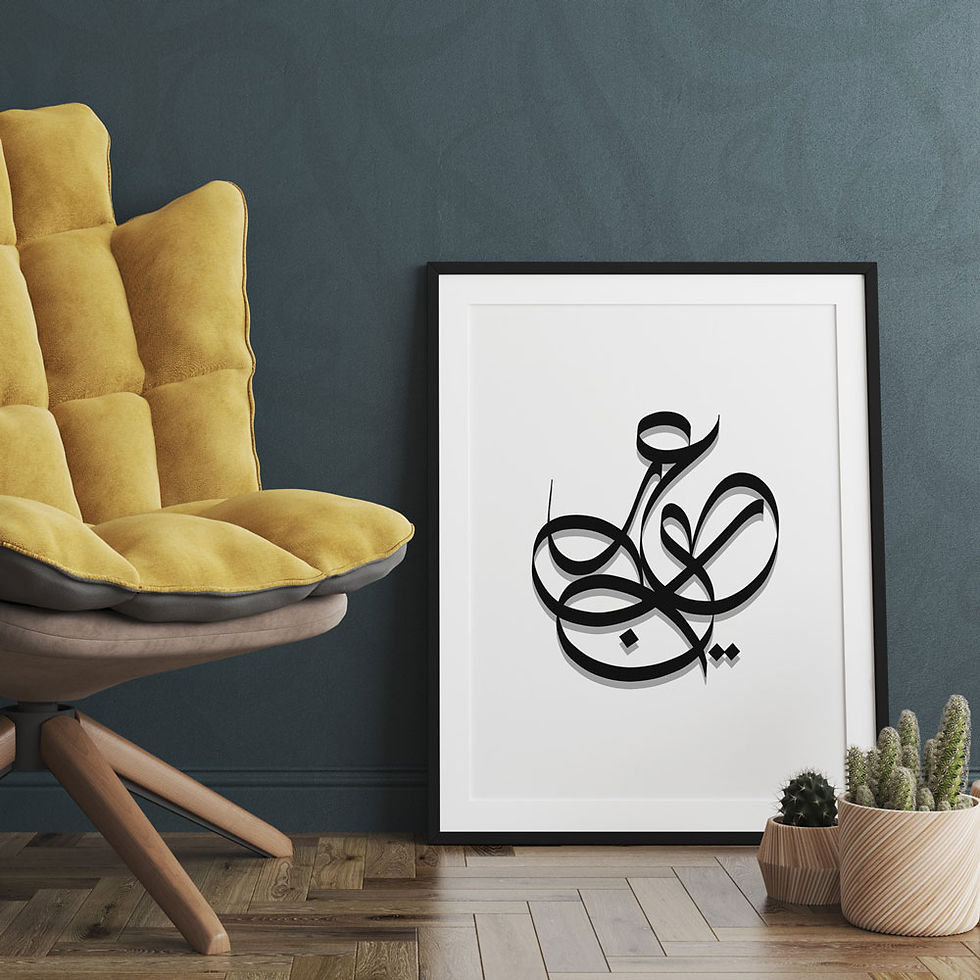 Arabic Calligraphy Names | Gift Shop | Harf Lawn