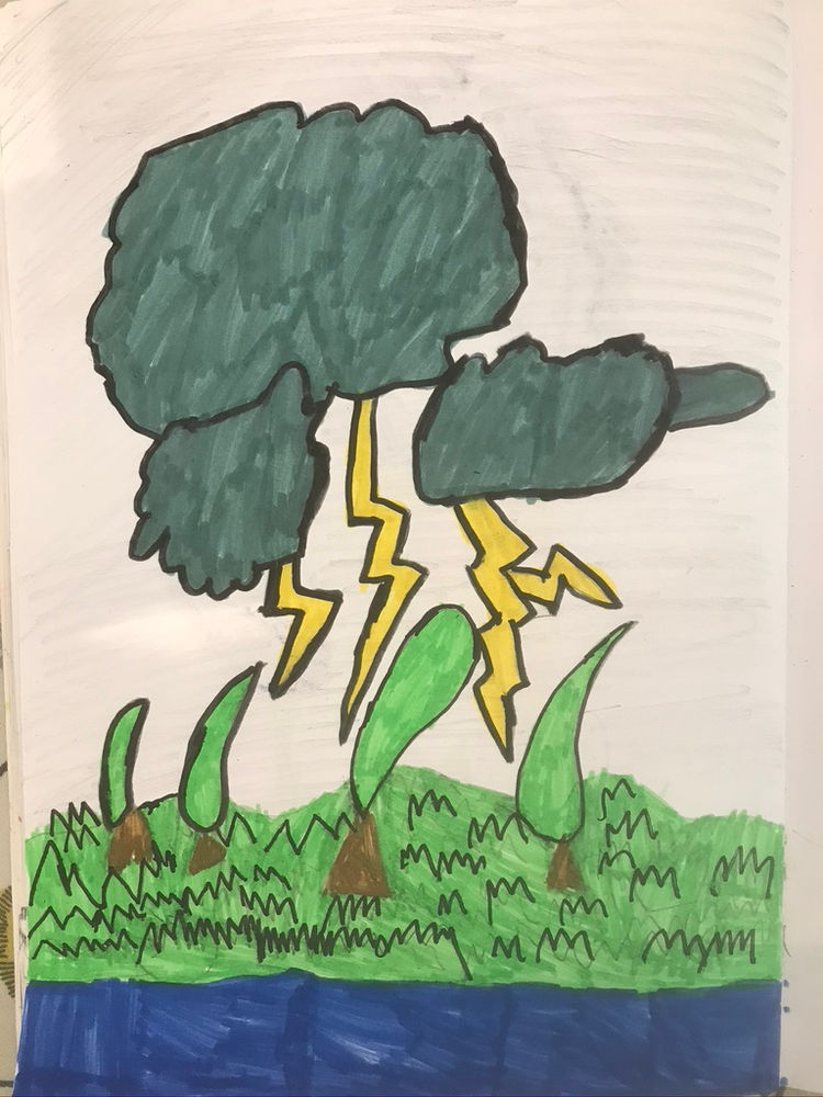 Day 46 - Thunderstorms (creative ideas for home schooling)