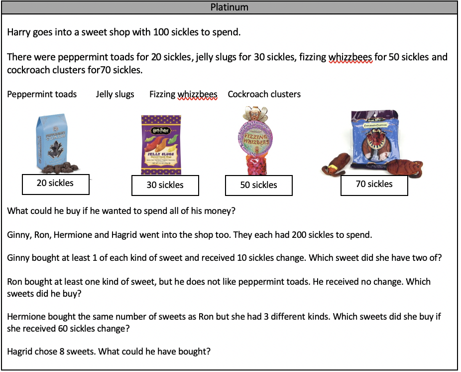 Day 6 - Harry Potter (creative ideas for teaching English and maths at ...