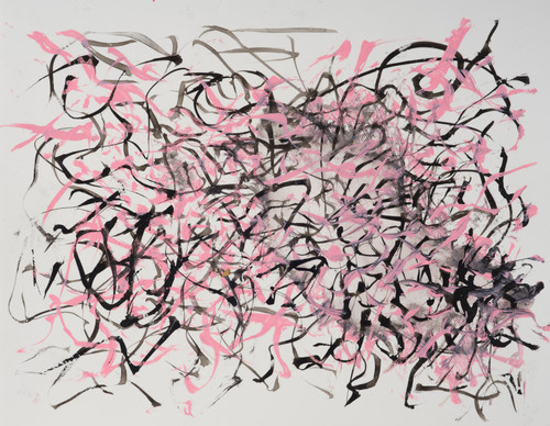 Clark: Pink and Black + Stain | Blackfish Gallery