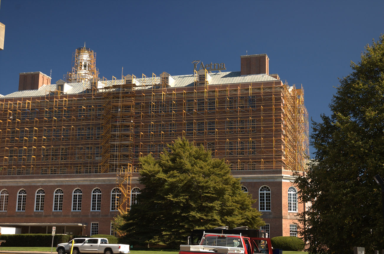 Aetna Rogers Building Exterior Restoration | BBE - Construction