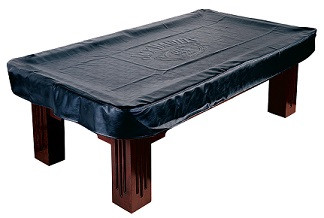 Jack Daniel's Black Vinyl 8' Pool Table Cover | everythingJACK.com