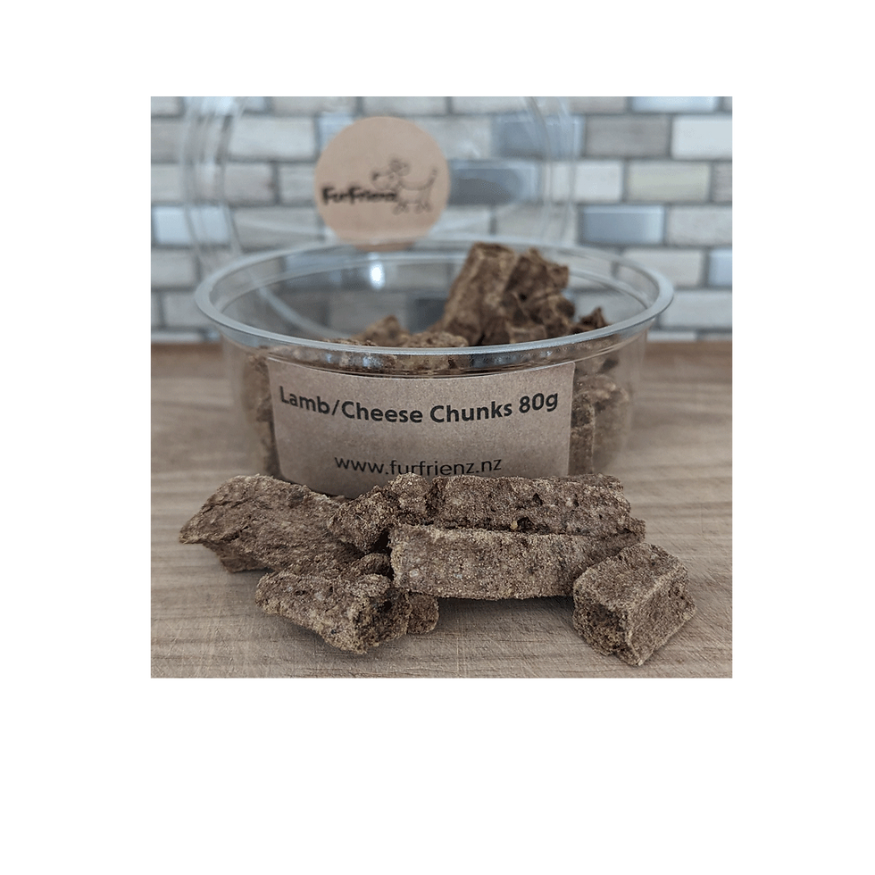Natural Lamb and Cheese Chunks for Dogs | FurFrienz Online Pet Store