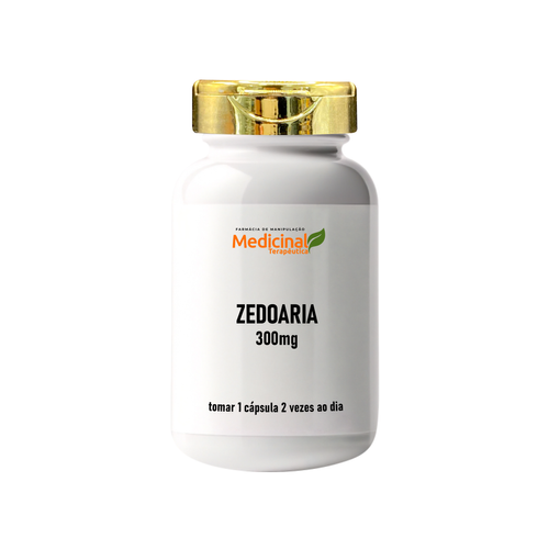 Zedoaria 300mg 60 Cápsulas Medicinal | Med. Terapêutica