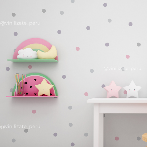 Gray and Purple mixed // Wall decals | Vinilizate