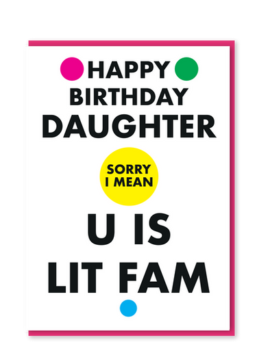 Lit Fam Daughter | Objectables