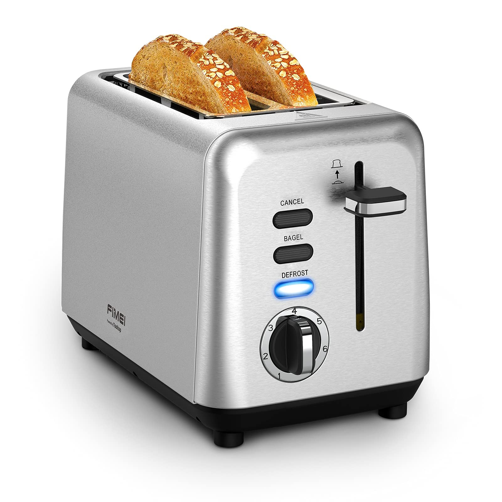 FIMEI Toaster 2 Slice Silver