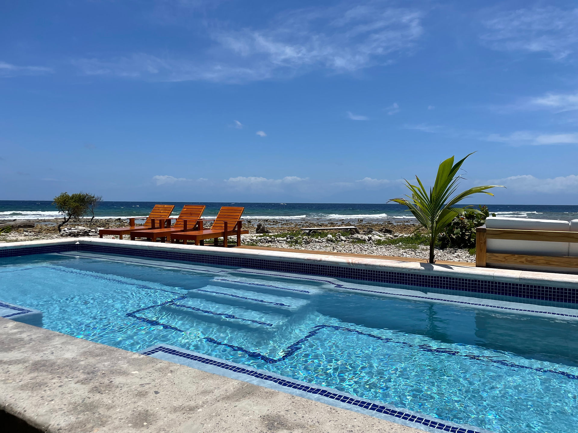The Point Pool Bar and Grill Utila Bay Islands Honduras