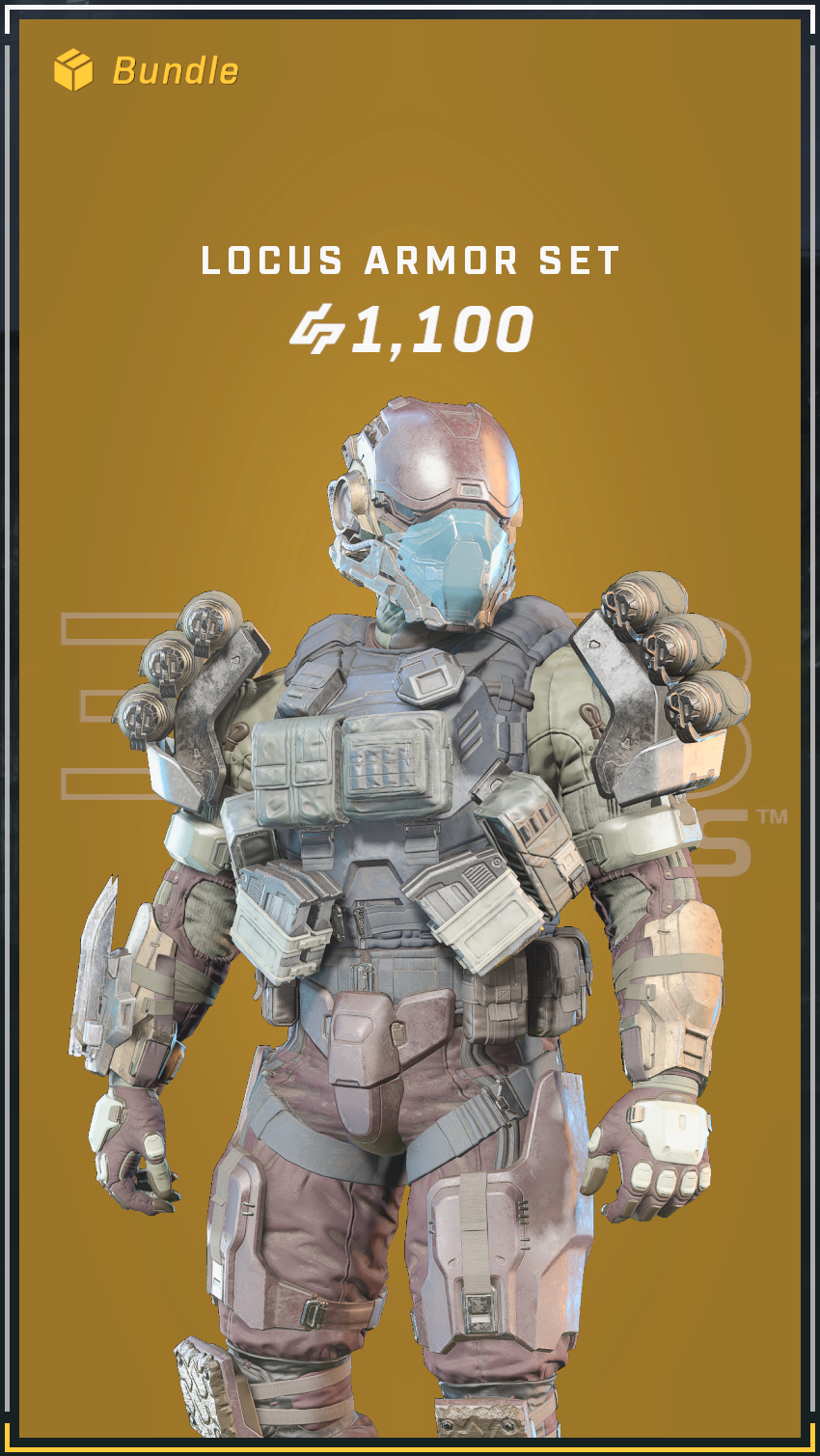 Locus Armor Set - Shop Listing | Infinite News