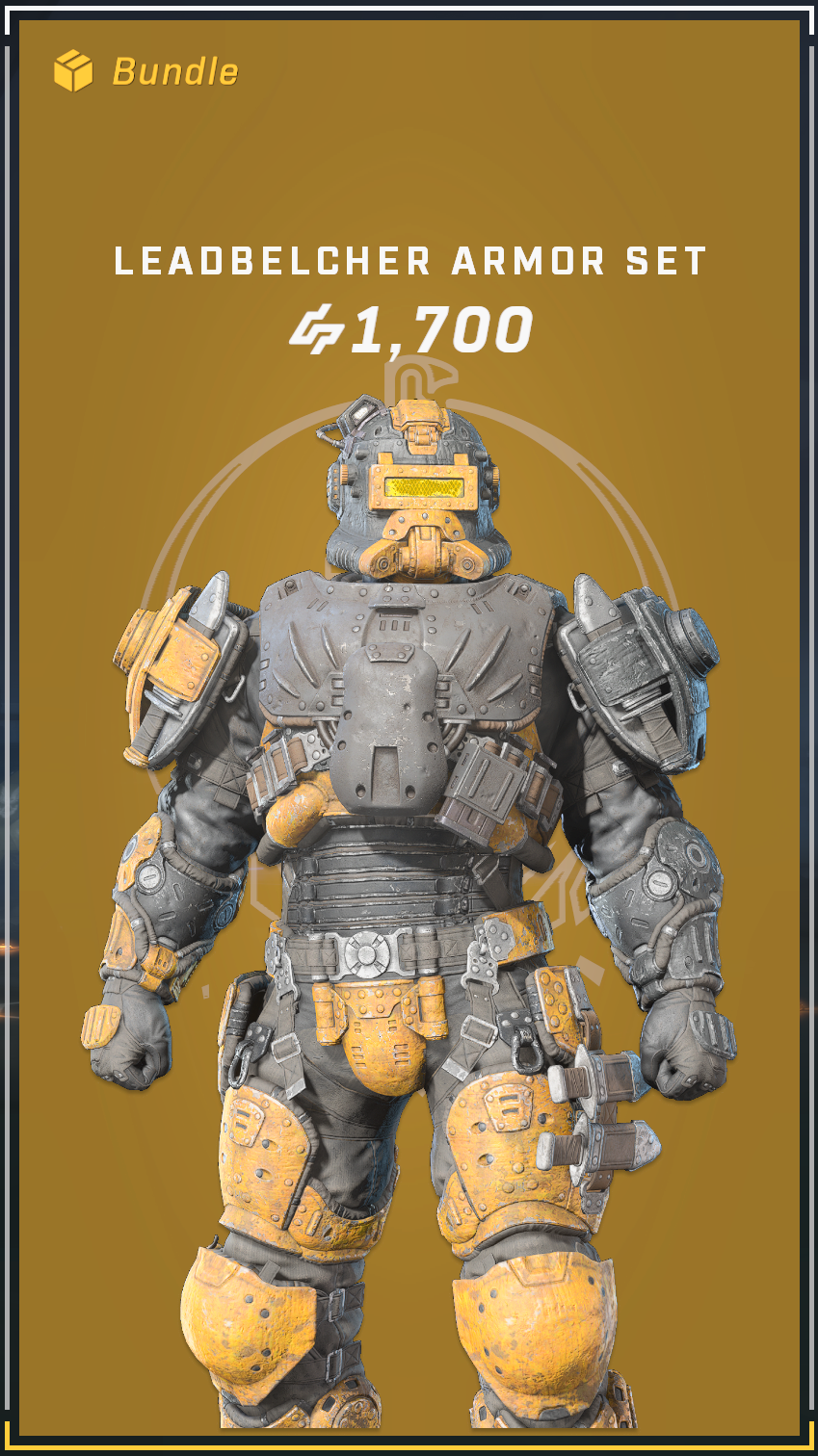 Leadbelcher Armor Set - Shop Listing | Infinite News