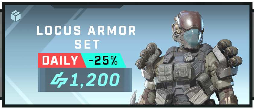 Locus Armor Set - Shop Listing | Infinite News