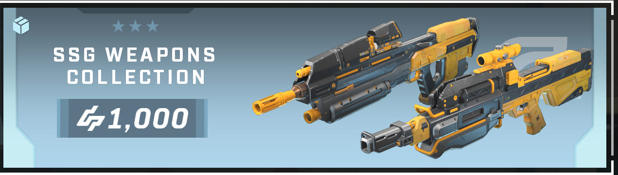 SSG Weapons Collection - Shop Listing | Infinite News
