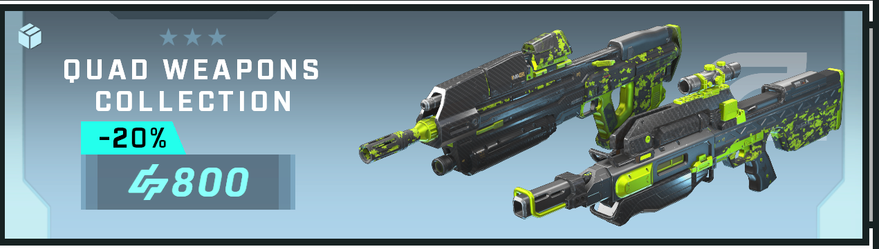 QUAD Weapons Collection - Shop Listing | Infinite News