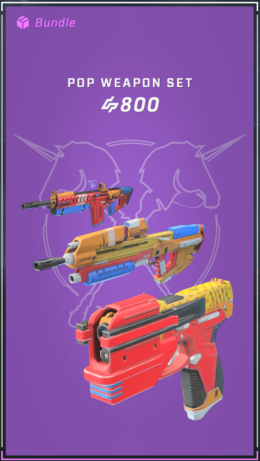 Pop Weapon Set - Shop Listing | Infinite News