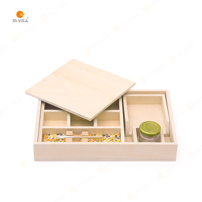 Montessori Wooden Gluing Box Set Glue Box | montessori-materials