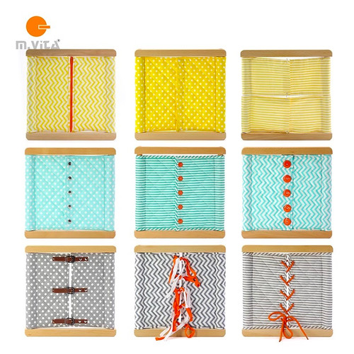 Montessori Dressing Frames for CASA Primary 9 Types to Choose | M.Vita ...