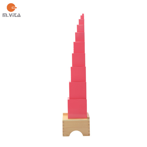 Pink Tower Montessori Primary Sensorial Material | M.Vita Montessori