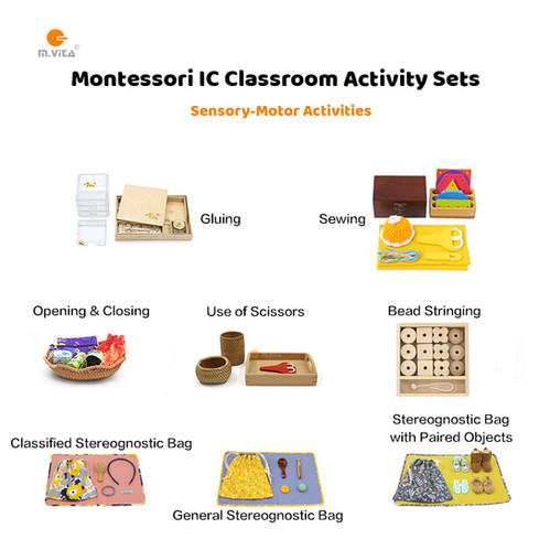 8 Sensory-motor Activities for IC Montessori Classroom Start-up package ...