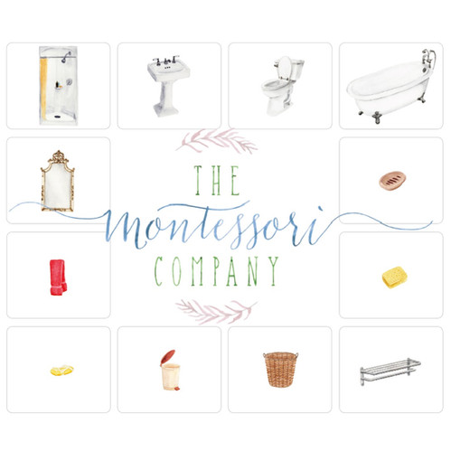 Nomenclature Cards Bathroom | Themontessoricompany