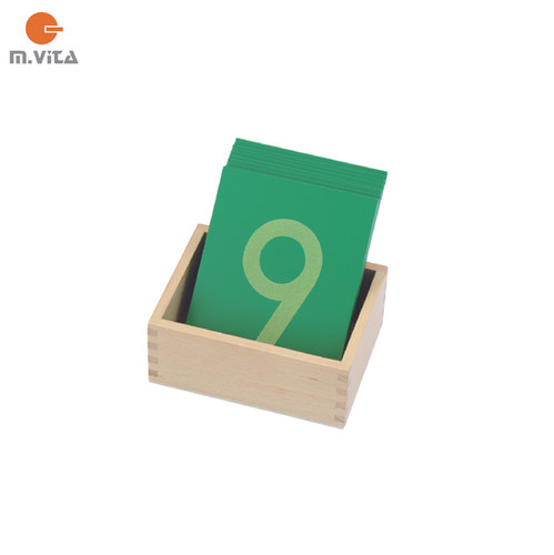 Sandpaper Numerals with Box Montessori Mathematics | M.Vita Montessori