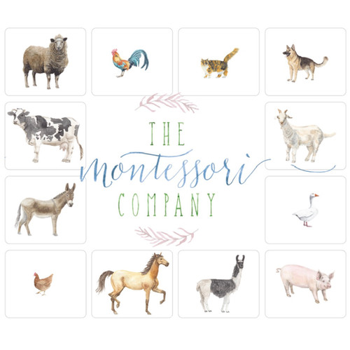 Nomenclature Cards Farm Animals | Themontessoricompany