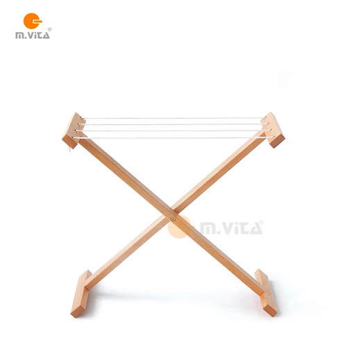 Wooden Clothes Drying Rack Montessori Clothesline Activity | M.Vita ...