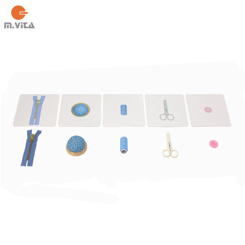 Objects with Identical Cards – Sewing Tools Montessori Language ...