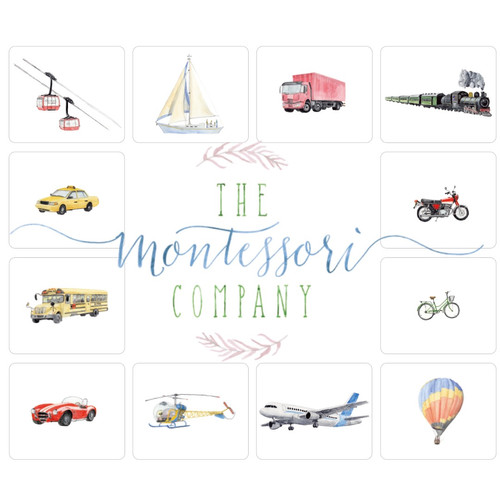 Nomenclature Cards Transportation | Themontessoricompany