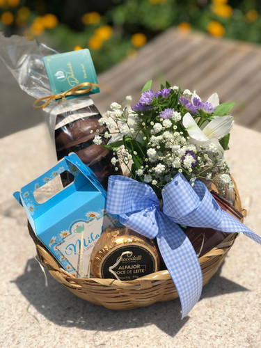 Mini Cesto de Vime Blue | emporiozermiani