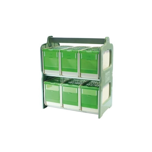 Suitcase with 6 medium bird transport cages | The Corn Store