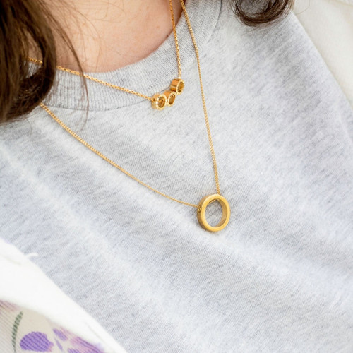 Louise: collier double | Atelier Basaalt