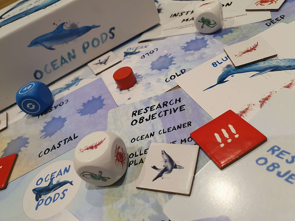 Ocean Pods - dice strategy meets semi co-op