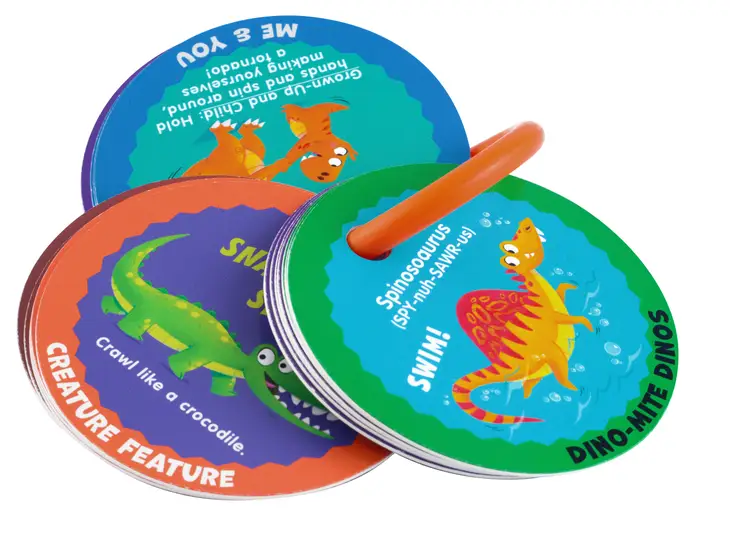 Preschool Action Cards Dino Stomp & Roar! | Kay Jay's Doll Shop