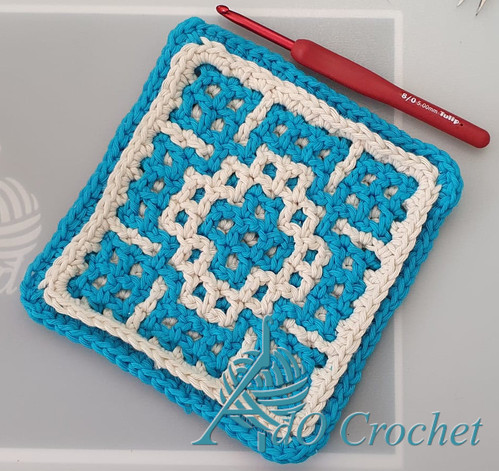 Interlocking Filet Crochet, the Basics | AdO crochet