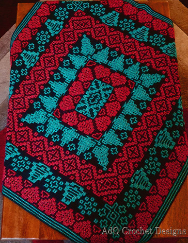 Winter Throw in the round | AdO crochet