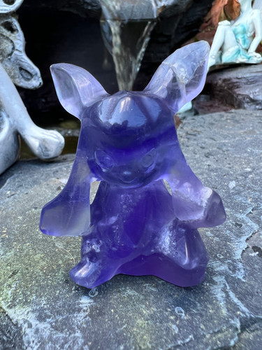Glacion Pokemon Carving in Fluorite | Crystal Rose Cave
