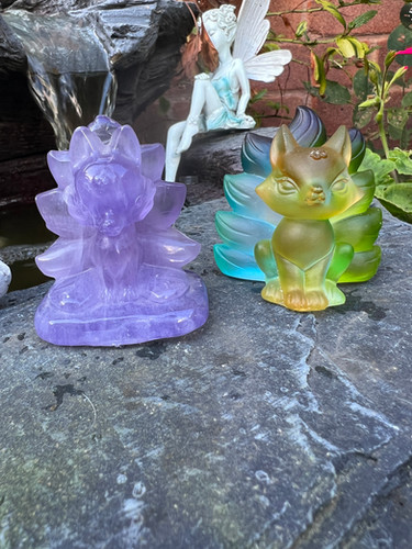 Ninetales Pokemon Carving | Crystal Rose Cave