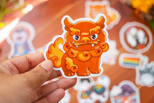 Shisa 右 - Sticker | Atelier Kozokou