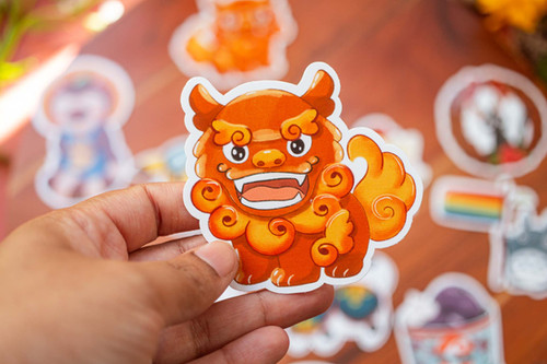 Shisa 左 - Sticker | Atelier Kozokou