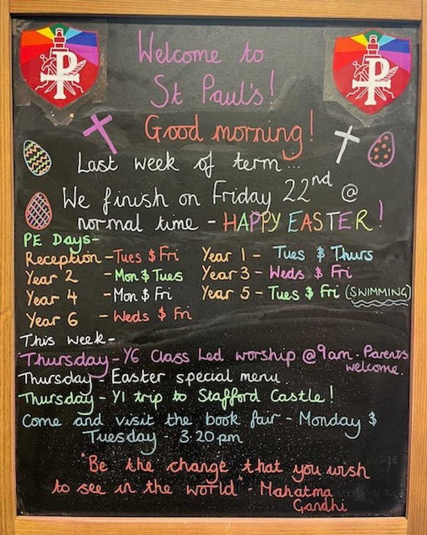 Weekly Notices: 18/03/2024