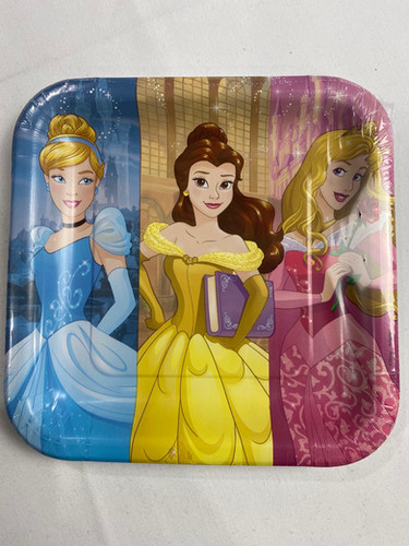Disney Princess Plates 8 Packs | CCEvents.Shop