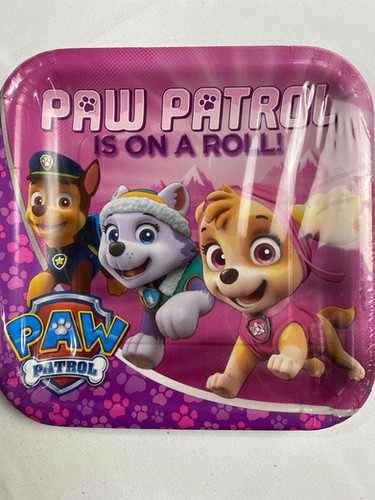 Paw Patrol Plates 8 Pack | CCEvents.Shop