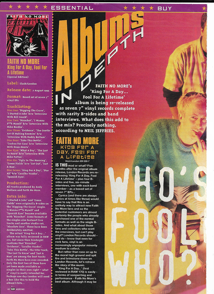 Kerrang! | July 1st 1995 | Issue 552