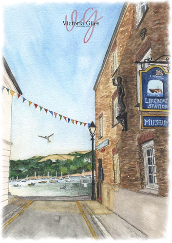 'The Harbour' Salcombe Print | Mysite