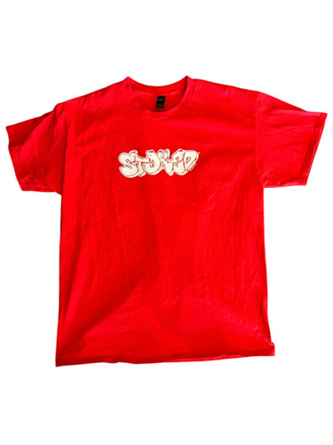 Stoked Red/White SS T Youth & Adult Sizes | Stoked 2 Sk8
