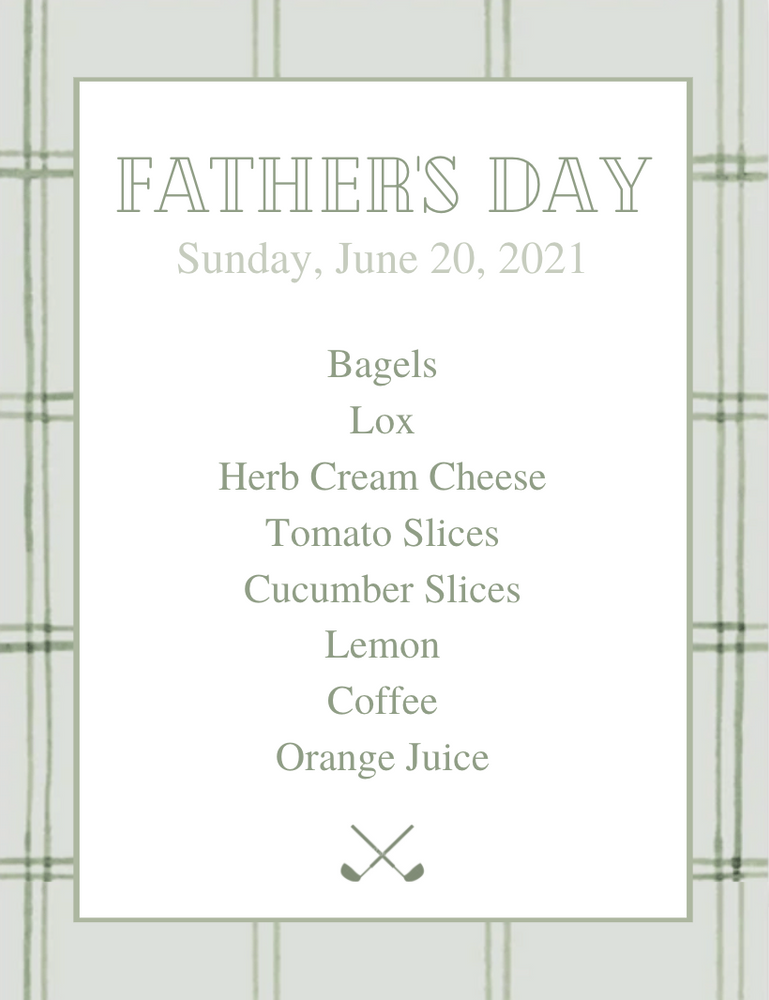 Father's Day Breakfast