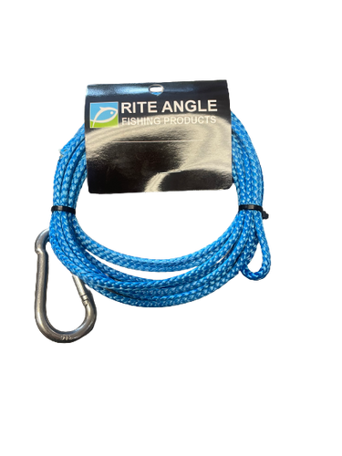 Dyneema Halibut Harpoon Leash with Carabiner | rite-angle-fishing