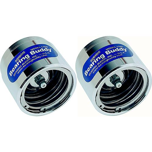 Bearing Buddy Chrome Trailer Wheel Bearing Protector - 2 Pack | Marine