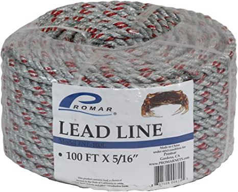 Promar NE-100L 100-Foot Lead Core Rope, 5/16-Inch | rite-angle-fishing
