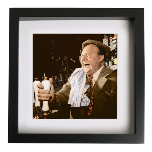 Graham Moffatt Behind Bar - Colourised Print | PhotograFix